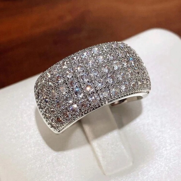 Jewelry | Rectangular Diamond Bridal Ring | Poshmark
